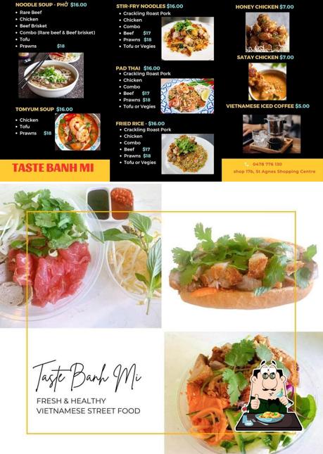 Taste Banh Mi - St Agnes, Saint Agnes - Restaurant menu, prices and reviews