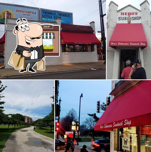 Hero's Submarine Sandwich Shop, Chicago - Restaurant menu, prices and ...