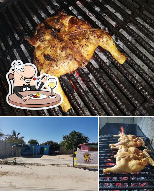El Pollo lucas, pollos asados al carbón restaurant, Las Veredas