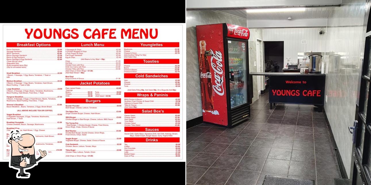 Youngs cafe, Wednesbury - Restaurant menu, prices and reviews