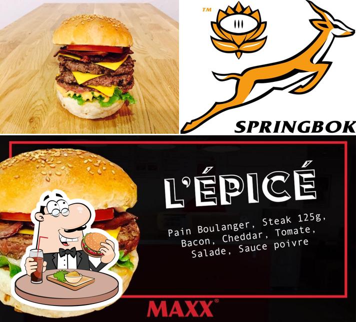 Les burgers de MAXX restaurant, Bordes