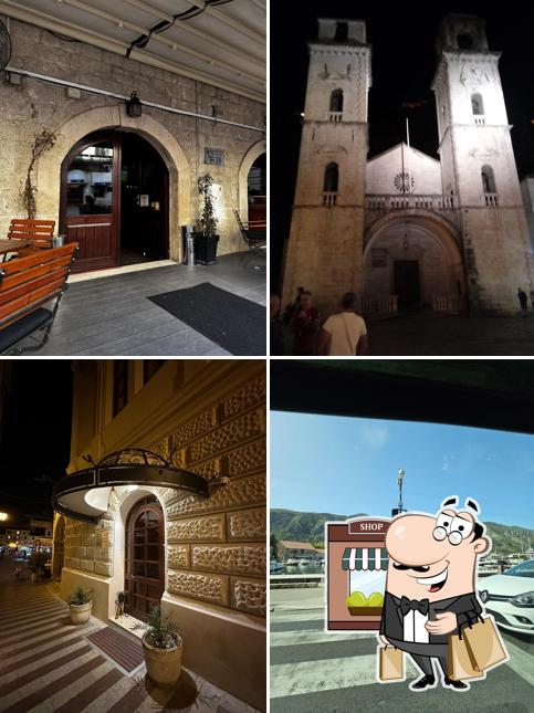 Historic Boutique Hotel Cattaro restaurant, Kotor, 420 Square of the ...