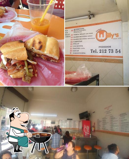 Tortas Willy's restaurant, Santiago de Querétaro, Calle 16 de ...