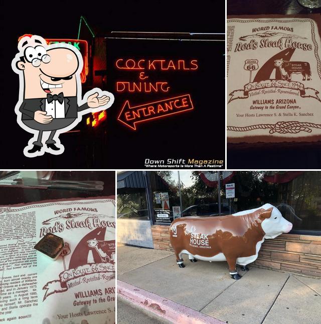 Rod's Steak House in Williams - Restaurant menu and reviews