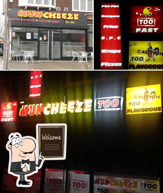 Muncheeze in Birmingham - Restaurant menu