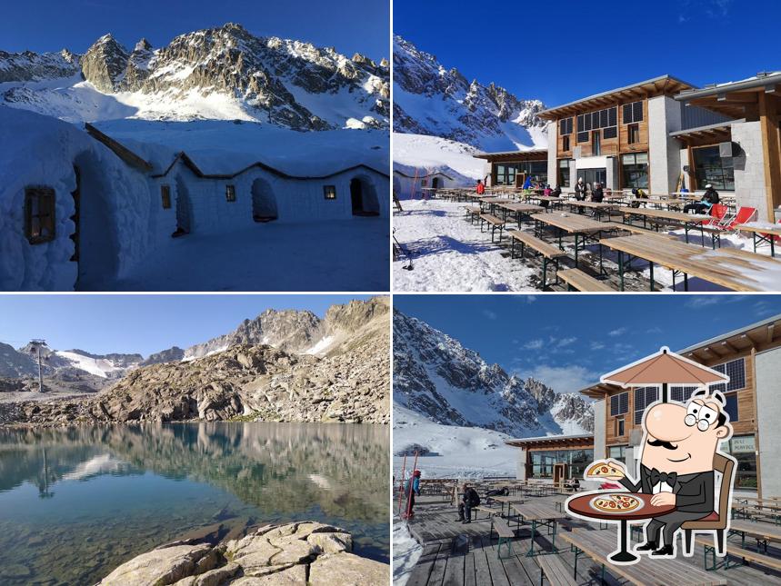 Rifugio Capanna Presena restaurant, Italy, Loc. Ghiacciaio Presena ...