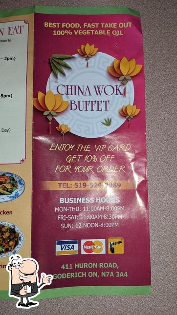 China Wok Buffet, Goderich - Restaurant menu, prices and reviews