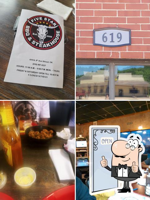 Five Star BBQ & Steakhouse in Stroud - Restaurant menu and reviews