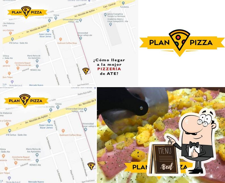 Plan Pizza pizzeria, Ate