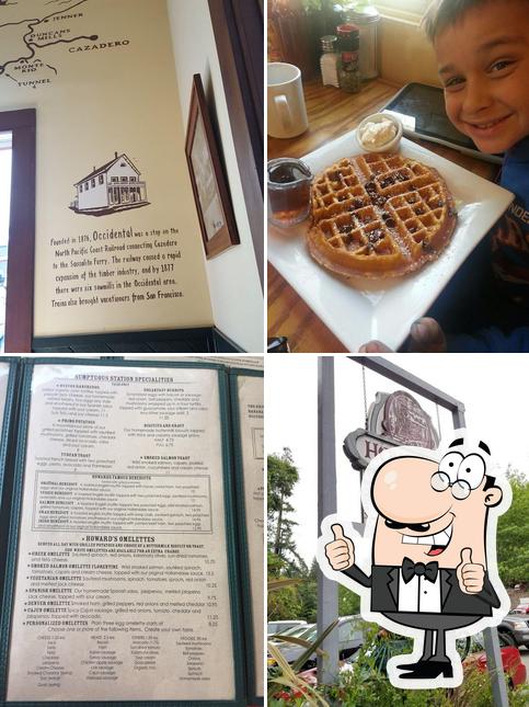 Howard Station Cafe, 3611 Bohemian Hwy in Occidental - Restaurant menu ...