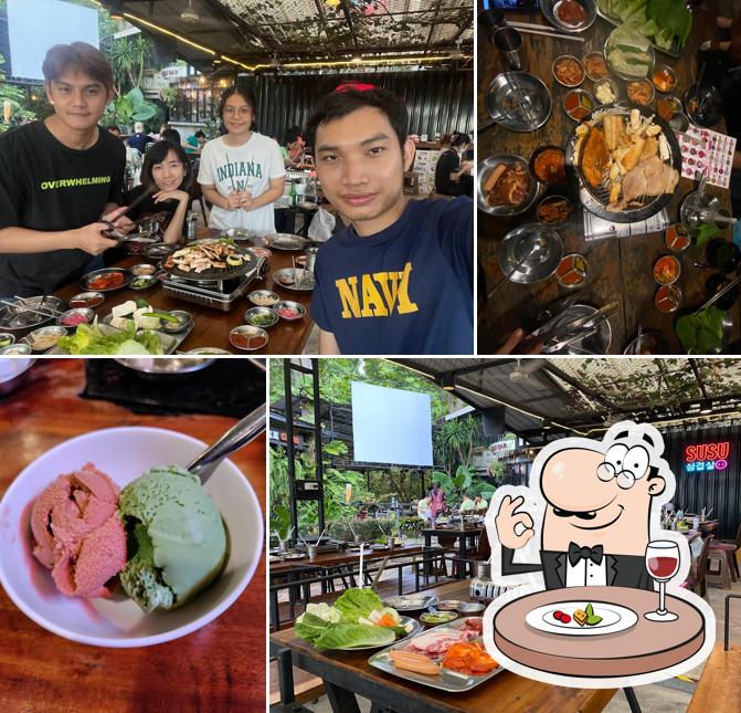 SUSU Korean BBQ Garden(บ่อวิน), Khao Khan Song - Restaurant menu ...