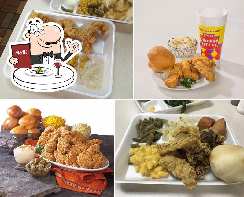 Hartz Chicken Buffet, 8247 Long Point Rd in Houston - Restaurant menu ...