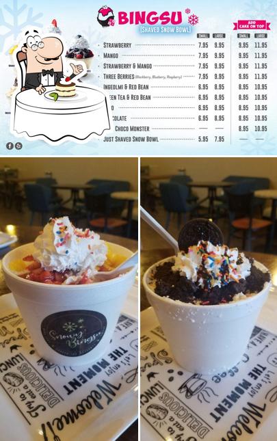 Snowy Bingsu & Boba Takeout Cafe in Flower Mound - Restaurant menu and ...