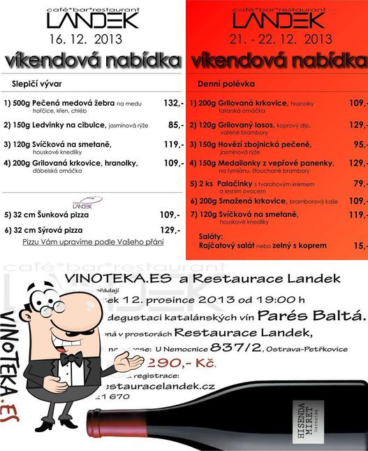 Restaurace Landek, Ostrava - Restaurant menu, prices and reviews