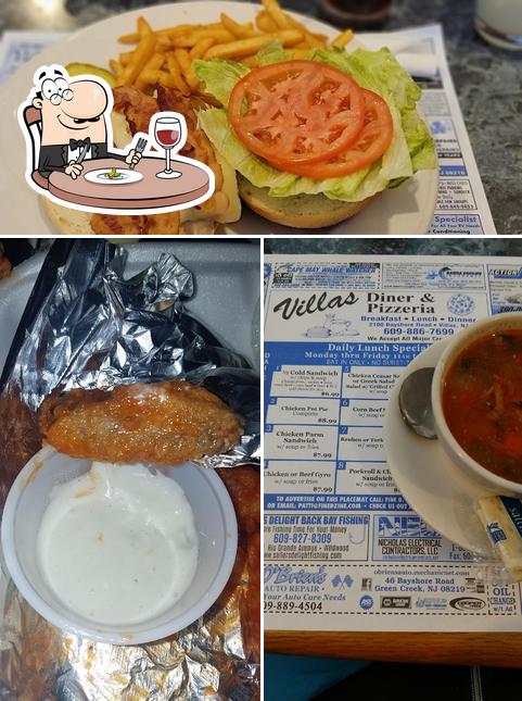 Villas Diner & Pizzeria, 2100 Bayshore Rd in Villas - Restaurant menu ...
