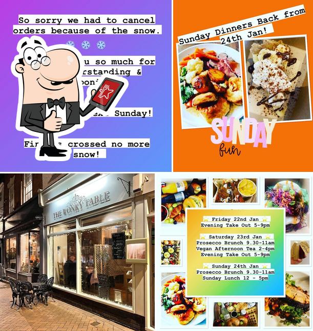 The Wonky Table Restaurant in Derby - Restaurant menu and reviews