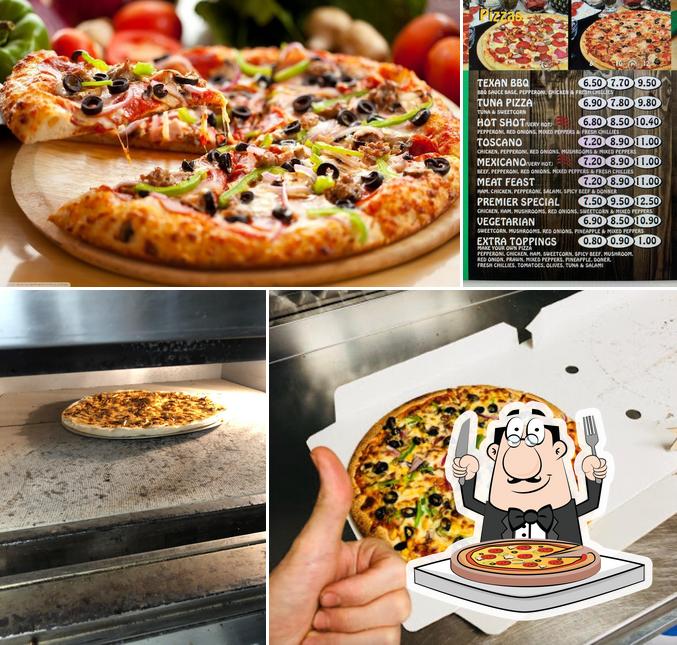 Premier Pizza & Kebab House in Towyn - Restaurant menu and reviews
