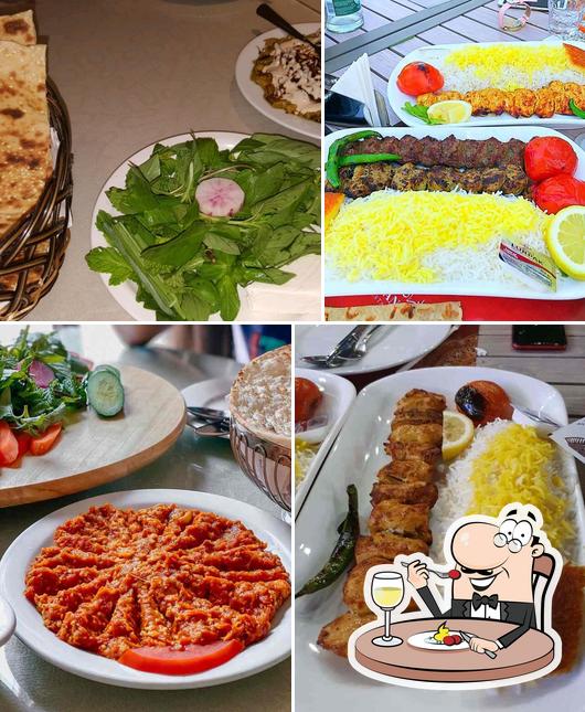 Iran Zamin Restaurant & Cafe, Dubai, Iris Blue - Carta del restaurante ...