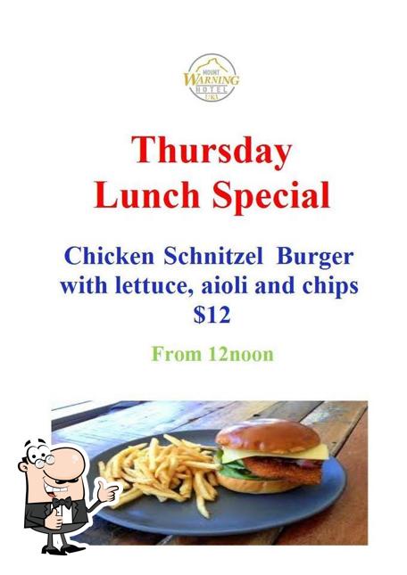 Mount Warning Hotel, Uki - Restaurant menu, prices and reviews