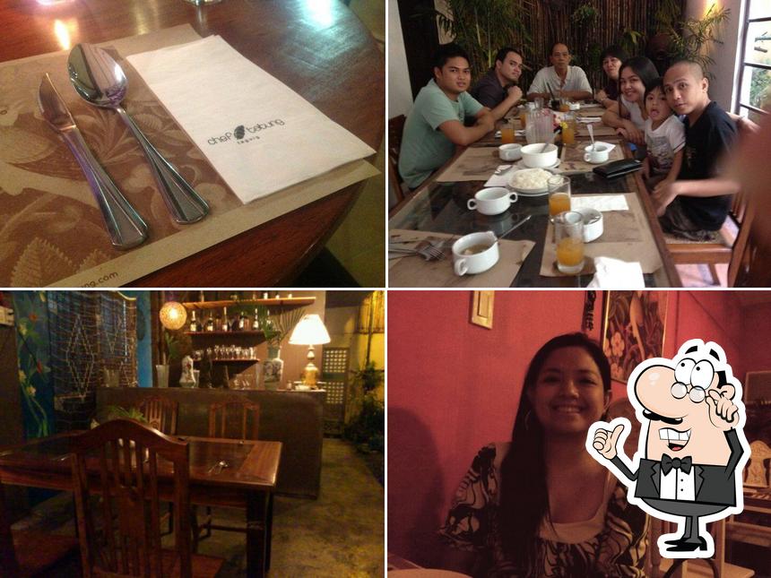 Chef Tatung's restaurant, Quezon City - Restaurant menu