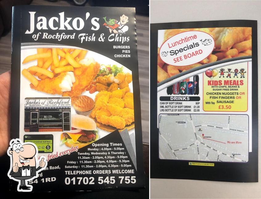 Jackos, Rochford - Restaurant menu, prices and reviews