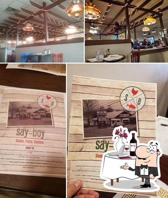 Say-Boy Restaurant, Fairmont - Restaurant menu, prices and reviews