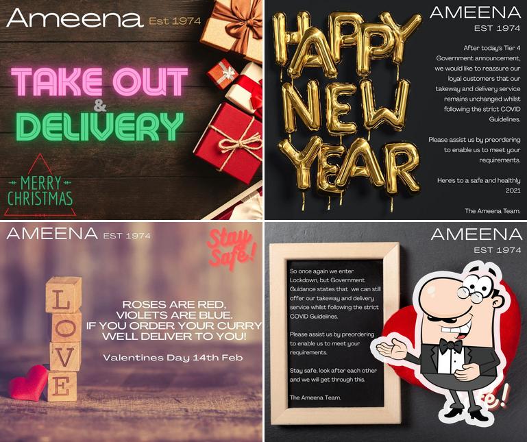 The Ameena Restaurant in Halesowen - Restaurant menu and reviews
