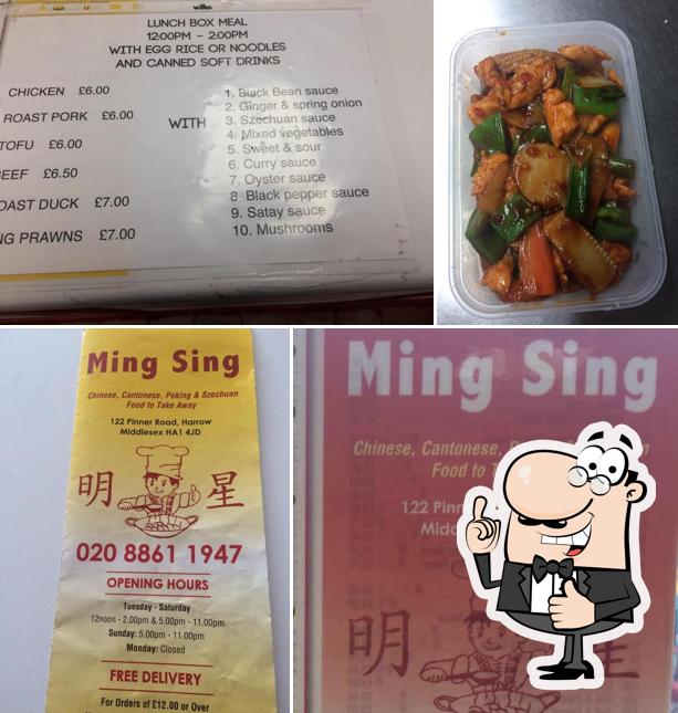 Ming Sing Chinese Takeaway, Harrow - Restaurant menu, prices and reviews