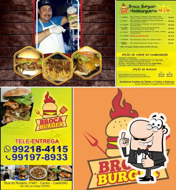 Broca Búrguer, Caeté - Menu do restaurante, preços e opiniões