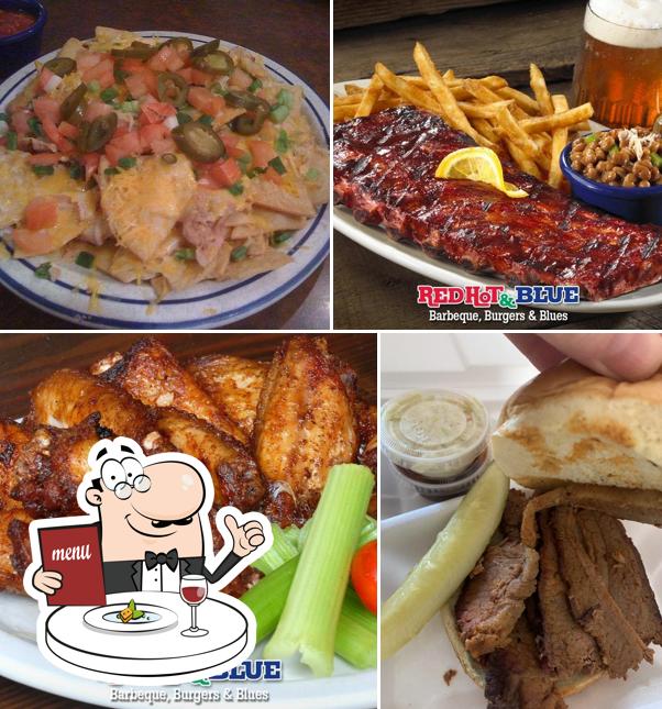 Menu of Red Hot and Blue Fairfax BBQ, Fairfax - reviews and ratings