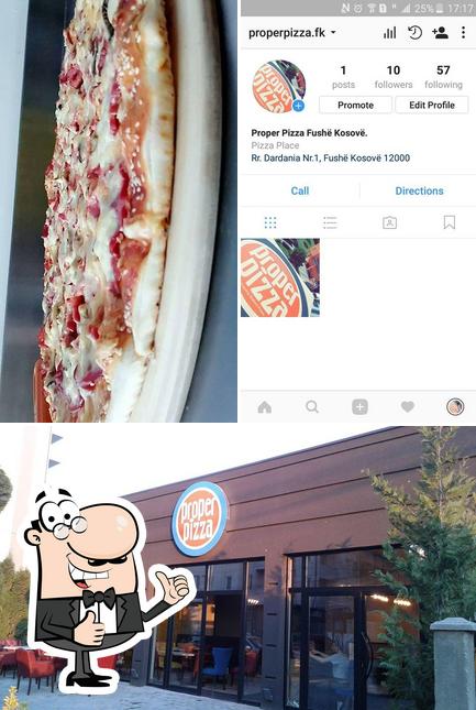 Proper Pizza, Prishtina - Restaurant menu, prices and reviews