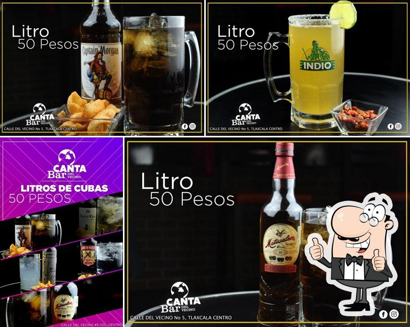 Canta Bar del Vecino, Tlaxcala de Xicohtencatl - Menú del restaurante ...