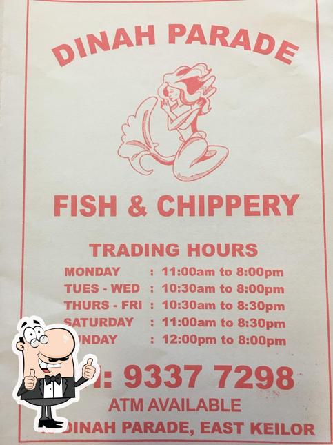 Dinah Parade Fish & Chippery, Keilor East - Restaurant menu, prices and ...