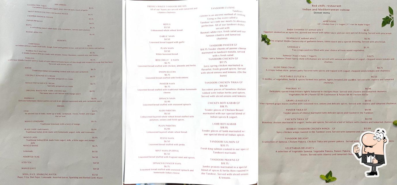 Red Chilly Restaurant in Everett - Restaurant menu and reviews