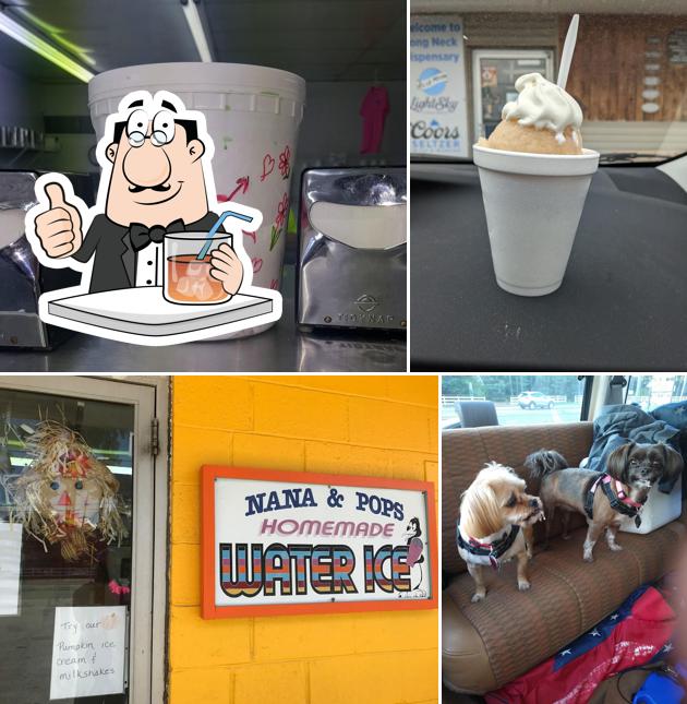 Nana & Pops Ice Cream & Italian Waterice, Long Neck - Restaurant menu ...