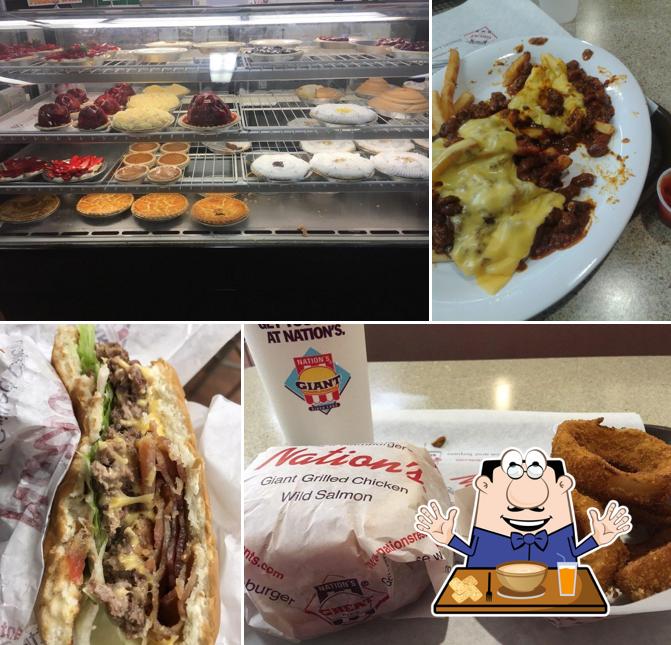 Nation's Giant Hamburgers & Great Pies in San Leandro - Restaurant menu ...