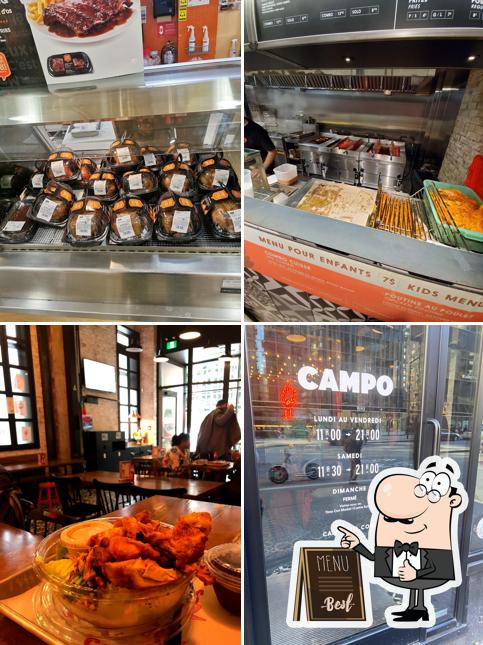 Campo, Montréal, Peel - Restaurant menu, prices and reviews