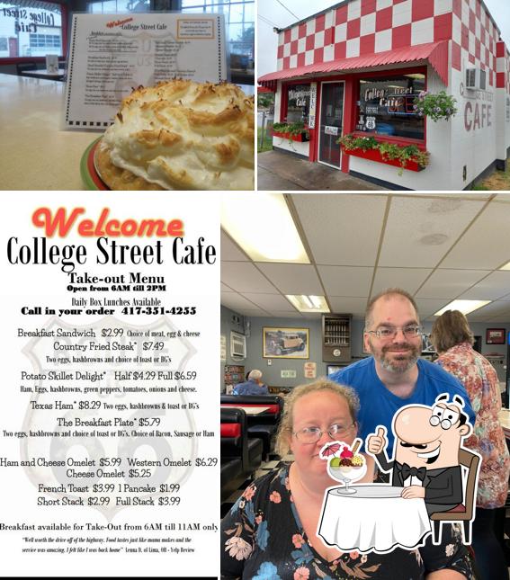 College Street Café, Springfield - Restaurant menu, prices and reviews