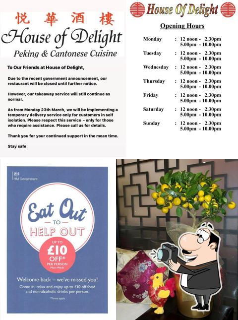 House of Delight, Maldon - Restaurant menu, prices and reviews