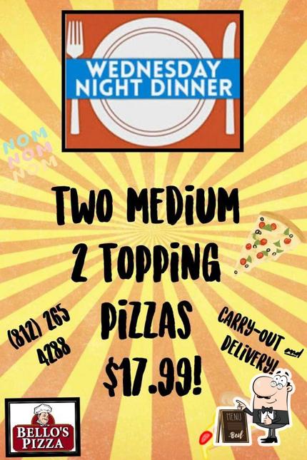 Bello's Pizza, 216 E Main St in Madison - Restaurant menu and reviews