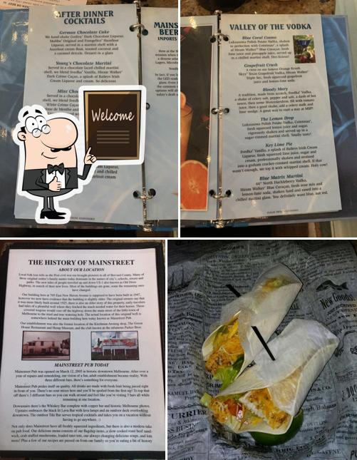 Mainstreet Pub in Melbourne - Restaurant menu and reviews