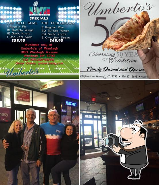 Menu of Umberto's Restaurant & Pizzeria, Wantagh - italian restaurant ...