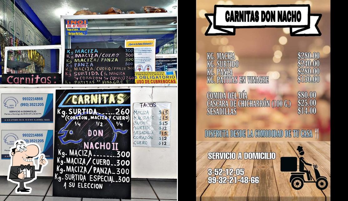 Carnitas y Chicharrones Don Nacho II, Villahermosa - Menú del ...