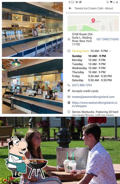 Tweets Ice Cream Café in Wading River - Restaurant reviews