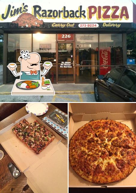 Jim's Razorback Pizza, 226 N Walton Blvd in Bentonville - Restaurant ...