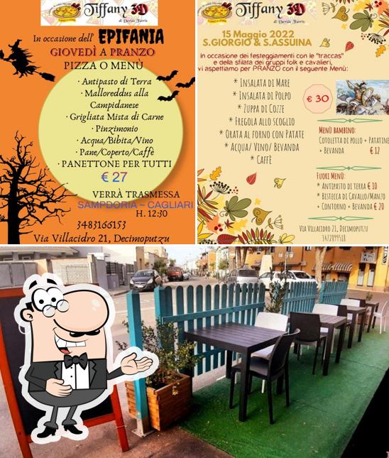 Pizzeria Tiffany 3D, Decimoputzu - Menu del ristorante, prezzi e recensioni