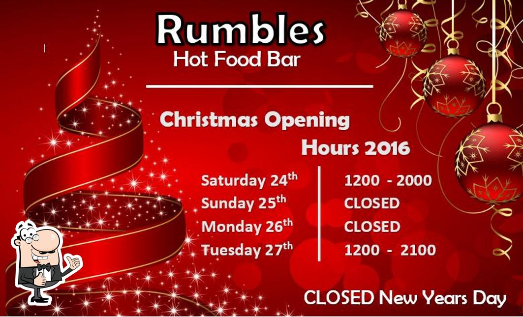Rumbles Hot Food Bar, Tandragee - Restaurant menu, prices and reviews