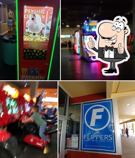 Flippers Cinema & Arcade in Hollywood - Restaurant menu and reviews