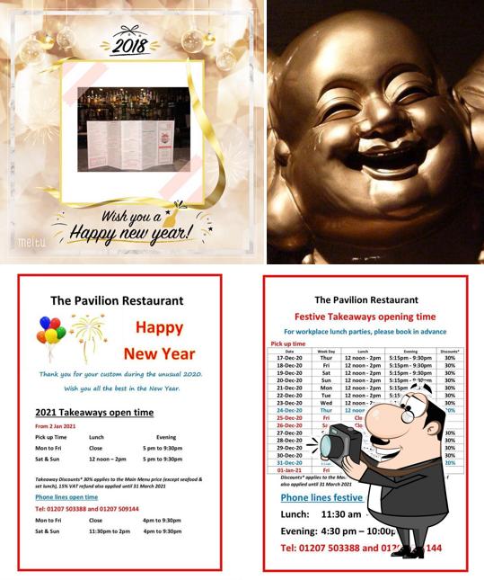 The Pavilion, Consett - Restaurant menu, prices and reviews