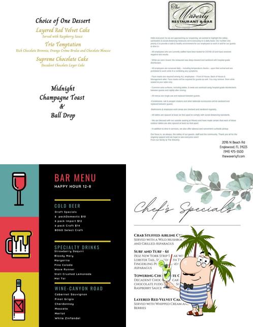 The Waverly Restaurant & Bar in Englewood - Restaurant menu and reviews